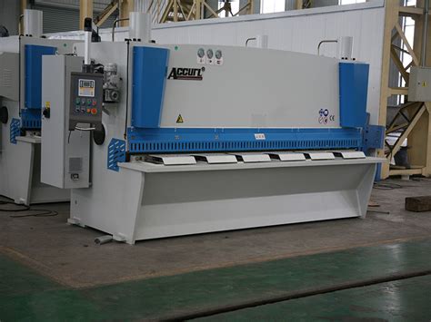 Qc11y Cnc 유압 전단 기계 철강 Cnc 전단 기계 금속 시트 전단 기계 Accurl
