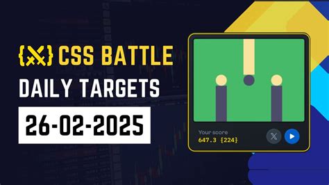 Css Battle Daily Target Solution February 26 2025 Html Css Youtube