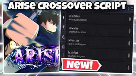 Arise Crossover Op Script Auto Farm Unlock Gamepass Teleport Get Auto Attack And More Youtube