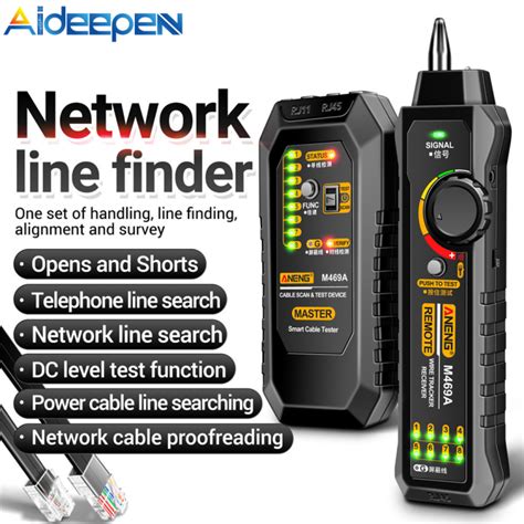 Aideepen Wire Tracker Rj11 Rj45 Cable Toner Line Finder Wire Tracer Ethernet Network Cable