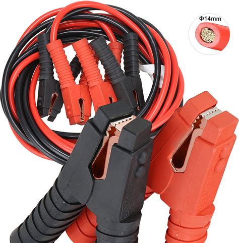 Amazon.com: Voilamart Auto Heavy Duty Jumper Cables 1 Gauge 20Ft ...