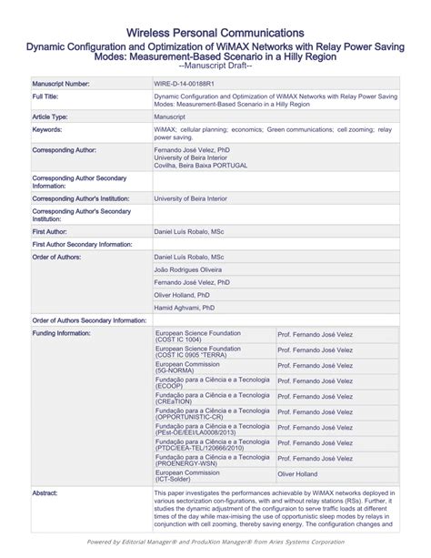 pdf dynamic configuration and optimization of wimax networks with