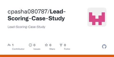 GitHub Cpasha Lead Scoring Case Study Lead Scoring Case Study