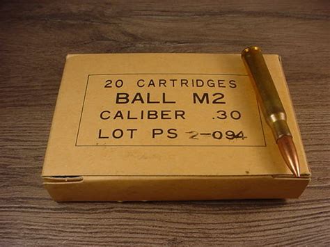 Box Of Korean Military Caliber 30 M2 Ball 30 06 Springfield Full Metal