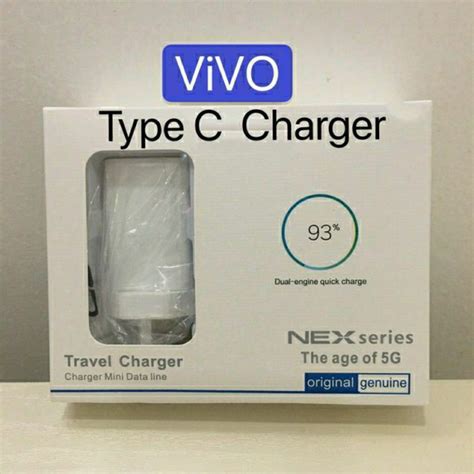 Original Vivo Dual Engin Quick Fast Charge Type C Usb Adapter