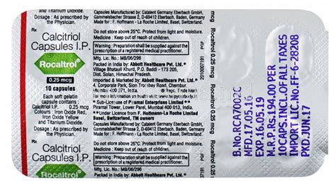 Buy Rocaltrol Calcitriol Online