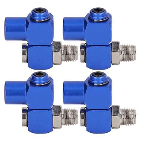 New 1 4in Npt Swiveling Air Fitting Hose Connector 360° Rotating