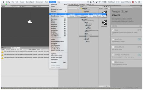 Unity Manual Configuration For The Amazon Appstore And Amazon Underground Stores