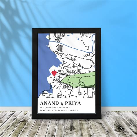 Couples Custom Map Art Divine Bonds