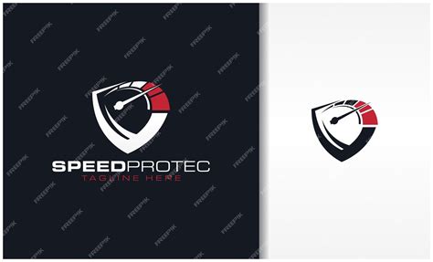 Premium Vector Fire Speed And Shield Logo