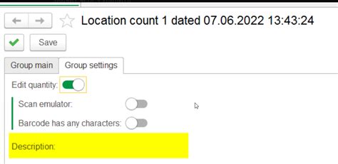 Inactive Description Field In The Mobile Invent · Issue 1363 · Irpteam