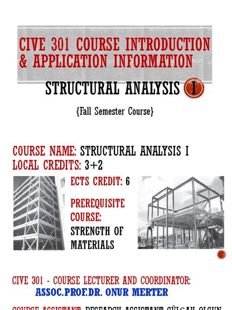 Introduction To Statically Determinate Structural Systems And Analysis