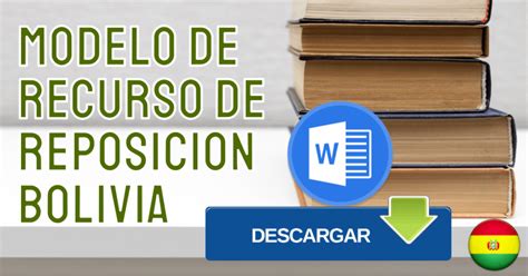 Modelo De Recurso De Reposicion Bolivia Civil