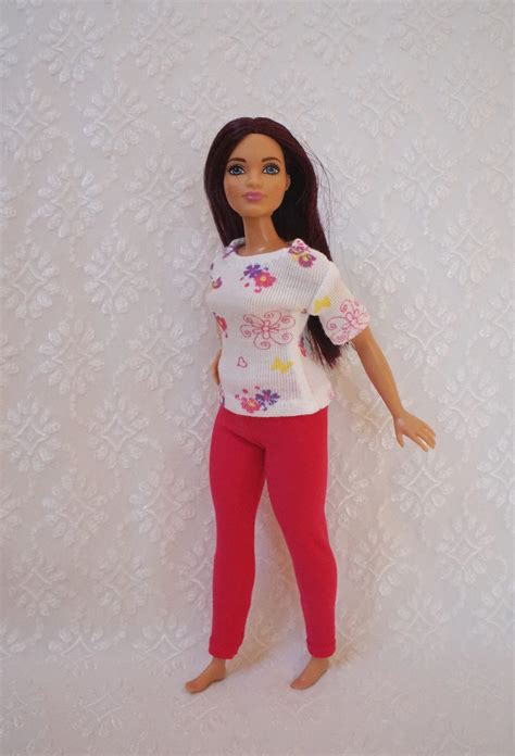 Bílé Komplet Pro Barbie 2016 Curvy Baculku Od Mína2008 Flercz
