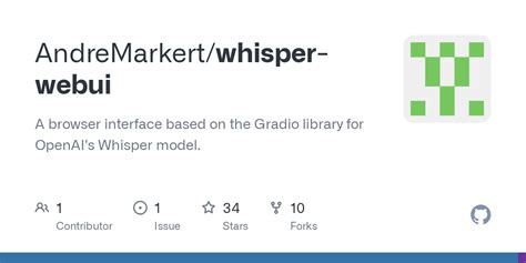 GitHub AndreMarkert Whisper Webui A Browser Interface Based On The