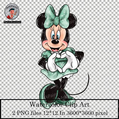 Black And White Minnie Mouse Clip Art