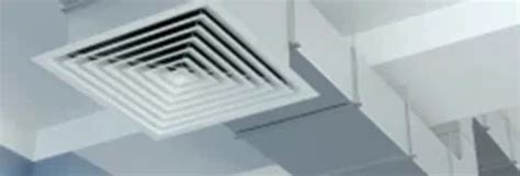 Color Coated Hvac Duct Air Diffuser Units For Hotel Shape Square At