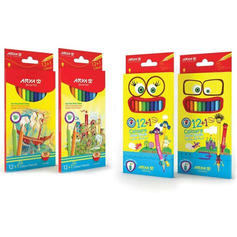 مداد رنگی 12 تایی آریا شهر کتاب مبین