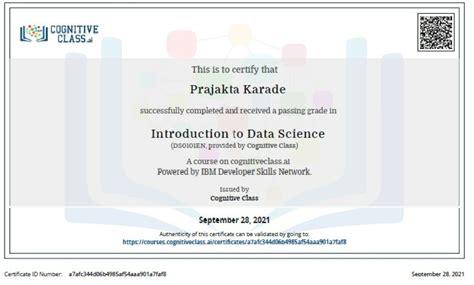 Datascience Prajakta Karade