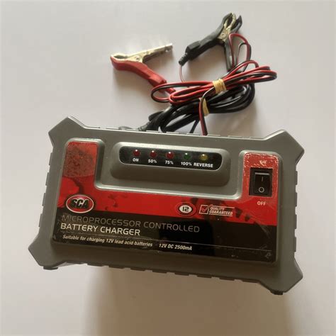 Sca Microprocessor Controlled Battery Charger For 12v Batteries Retro