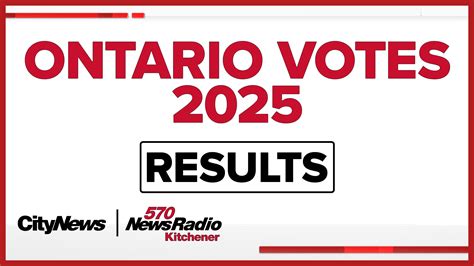 Ontario Votes Election Riding Results For Waterloo Region