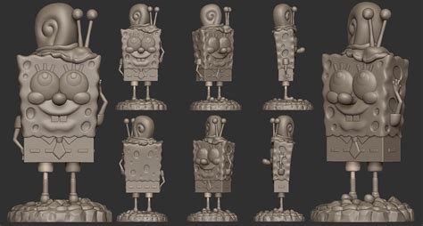 Spongebob Squarepants 3d Model By Giordanobruno