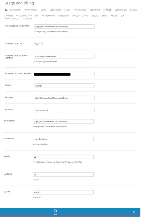 microsoft csp integration windows azure pack billing