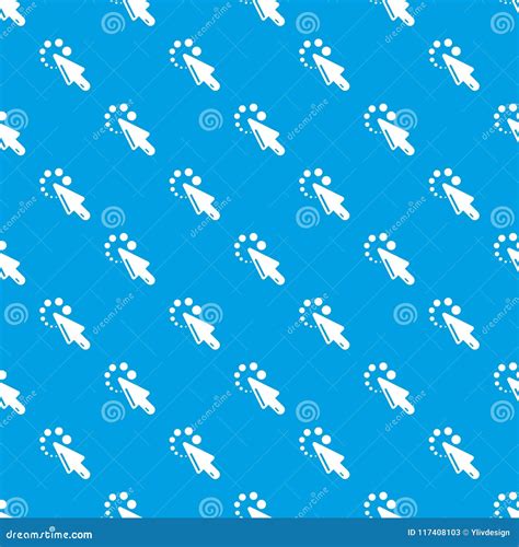 Cursor Loading Pattern Vector Seamless Blue Stock Vector Illustration Of Internet Pattern