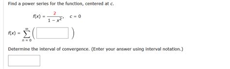Solved Find A Power Series For The Function Centered At Chegg Com