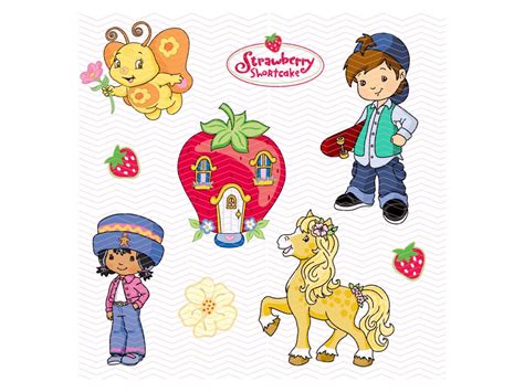 2003 Strawberry Shortcake Png Bundle Vintage Strawberry Shortcake