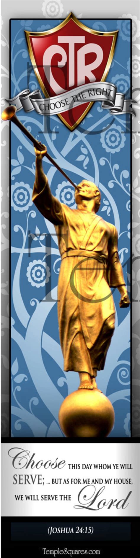 Printable Ctr Primary Bookmark Choose The Right Scripture Tracker