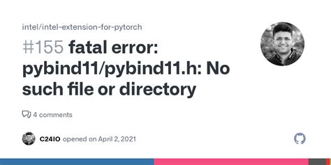 Fatal Error Pybind11pybind11h No Such File Or Directory · Issue