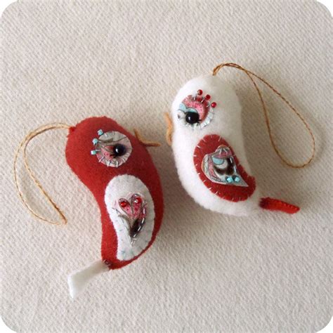 Love Bird Ornament Pdf Pattern Instant Download Etsy