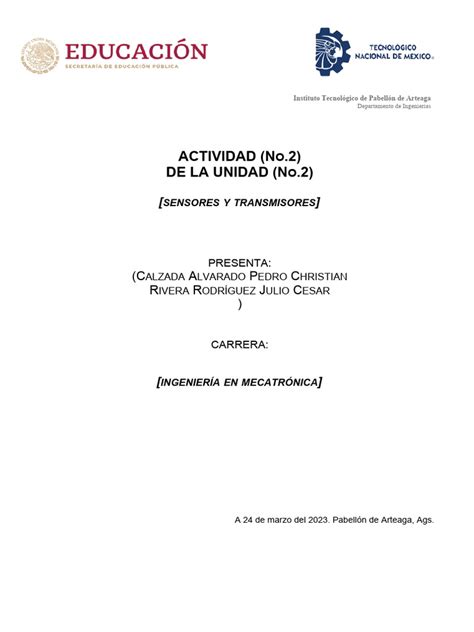 Actividad Pdf Arduino Microcontrolador