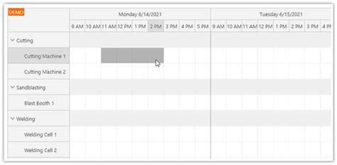 PHP Machine Production Job Scheduling Application MySQL DayPilot Code