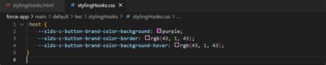 Styling Hooks Lightning Design System Mst Solutions
