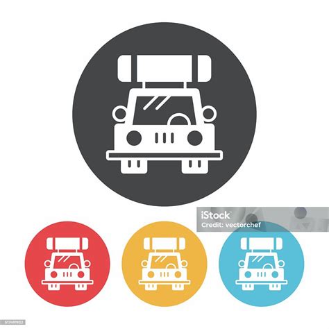 Camping Car Icon Stock Illustration Download Image Now Backgrounds Camping Car Istock
