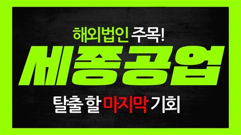 세종공업 주가전망 현대차 배터리 합작 법인 임박 Youtube