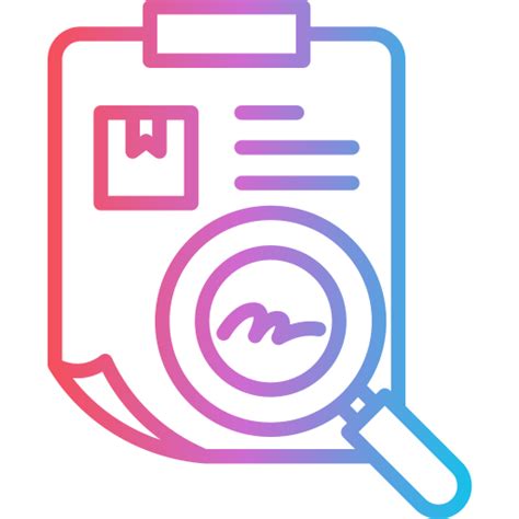 Evidence Generic Gradient Outline Icon