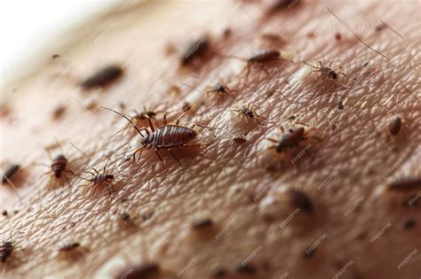 Multiple Bed Bug Bites Skin Premium Ai Generated Image