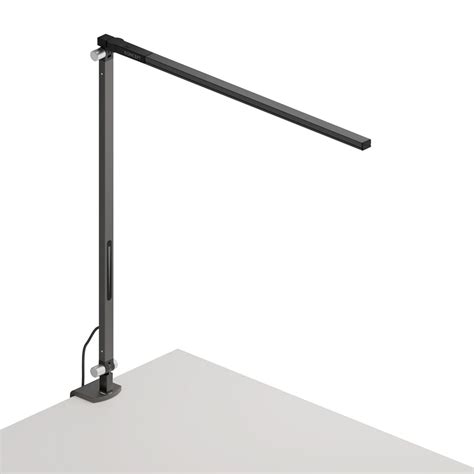 Koncept Ar1000 Cd Mbk Clp Z Bar Led Desk Lamp Metallic Black Finish