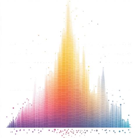 a histogram displaying the distribution of a data set with bins of