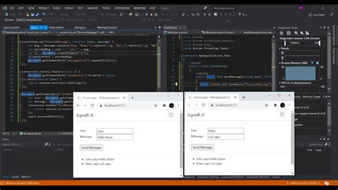 SignalR With JavaScript Visual Studio 2019 Getting Started YouTube