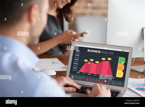 Man Analyzing Stock Market Data Stock Photo Alamy