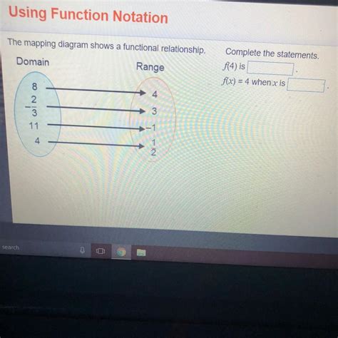 Mapping Diagram Domain And Range