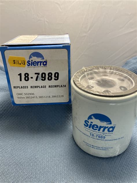 Sierra 187989 Cross Reference Fuel Filters
