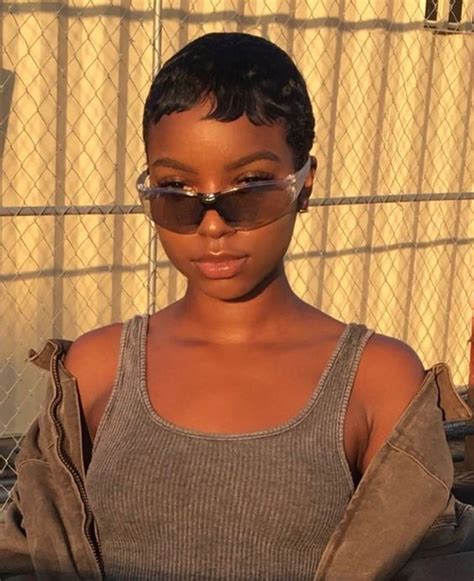 Black Short Pixie Cut Straight Soft Wig Human Hair Natural Light African Women Capelli Corti