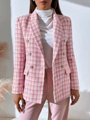 Zara Pink Tweed Blazer