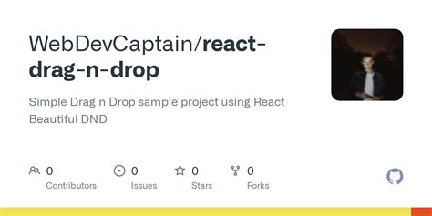 GitHub WebDevCaptain React Drag N Drop Simple Drag N Drop Sample Project Using React