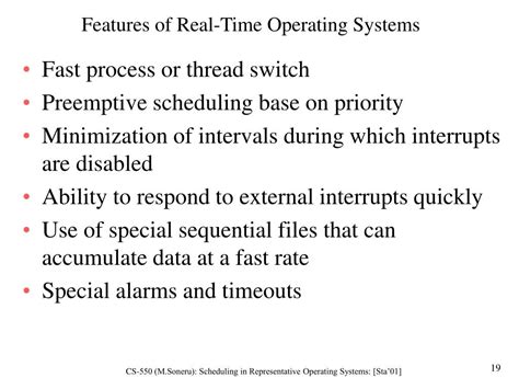 Ppt Scheduling In Representative Operating Systems Powerpoint